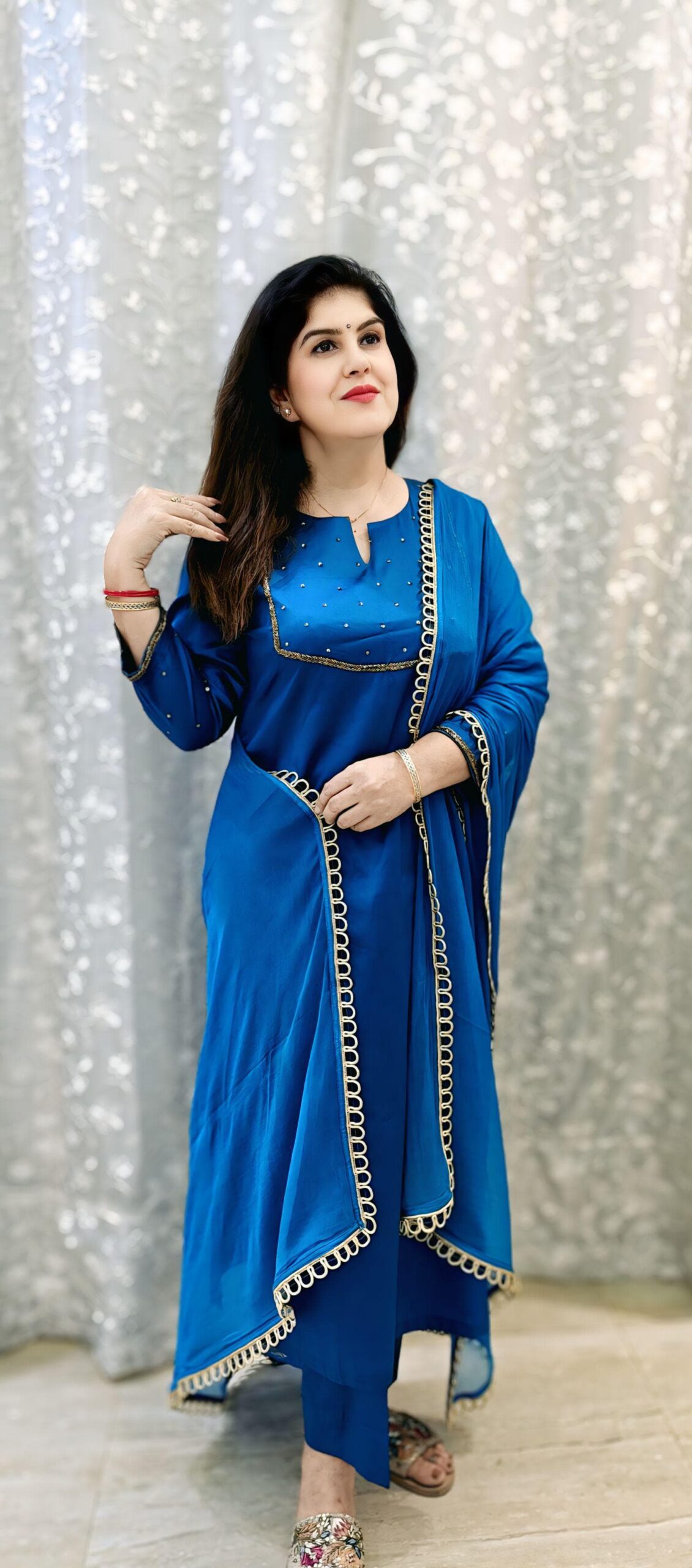 Regal Blue Elegance - Sewing shop